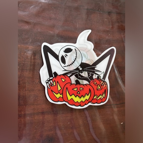 Art | Jack Skellington Sally And Zero 3d Lenticular Motion Car Sticker ...